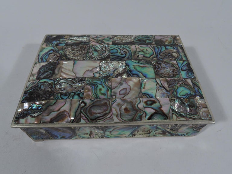 Pretty Trinket Box with Abalone Shell Mosaic For Sale at 1stDibs ...