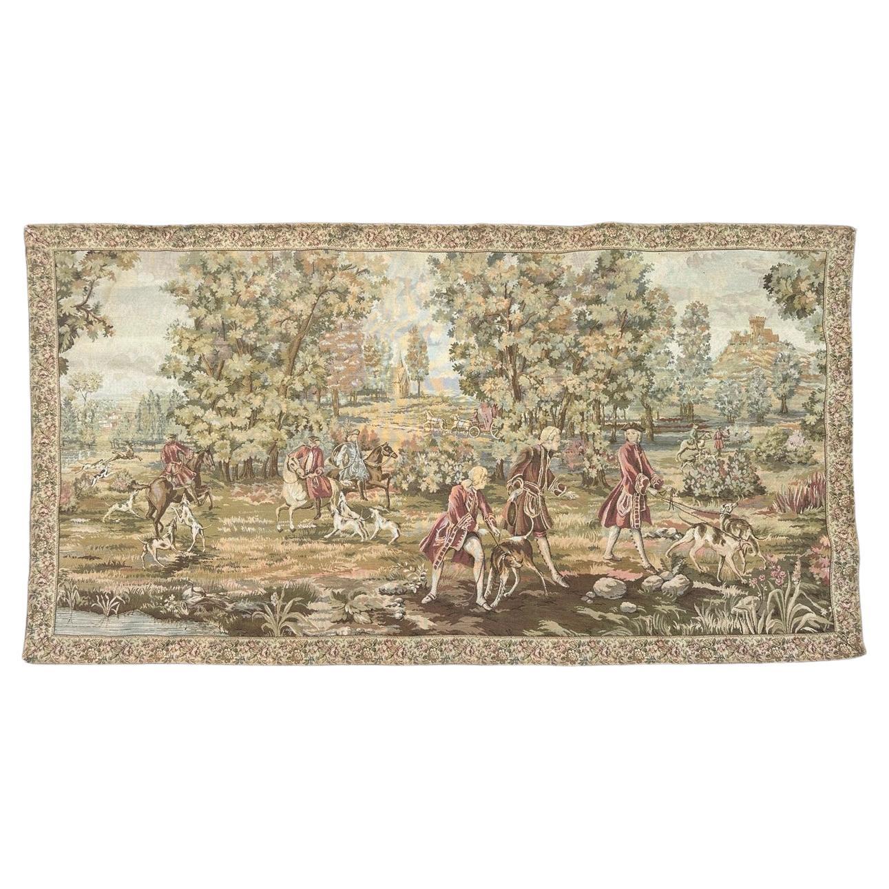French Vintage Tapestry The Royal Hunt by Marc Waymel, 1984 For Sale at ...