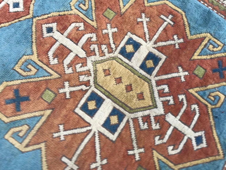 Pretty Vintage Turkish Kars Rug For Sale at 1stDibs