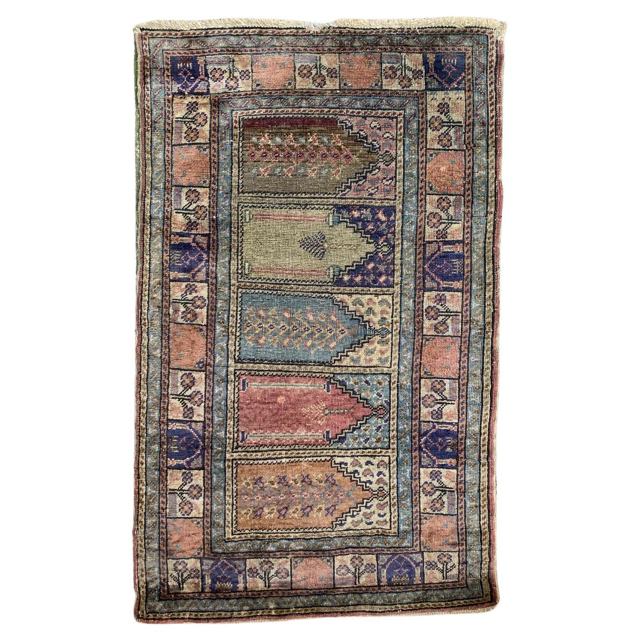 Beautiful Large Vintage Turkish Kayseri Rug For Sale at 1stDibs