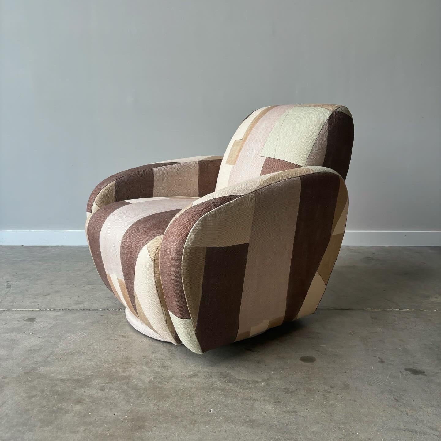 Preview Lounge Chairs with new Kelly Wearstler Fabric, Pair For Sale at ...
