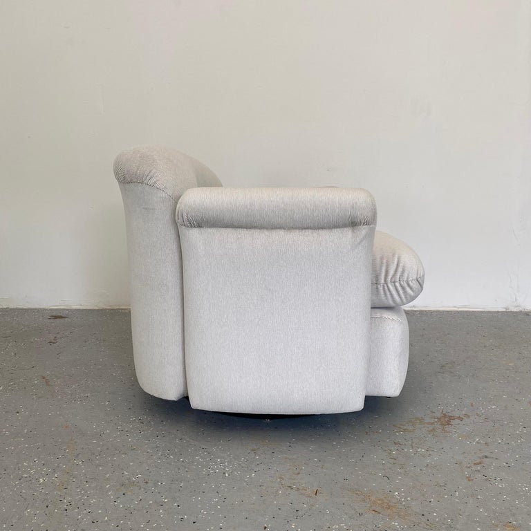 Preview Post Modern Swivel Chairs, a Pair For Sale at 1stDibs