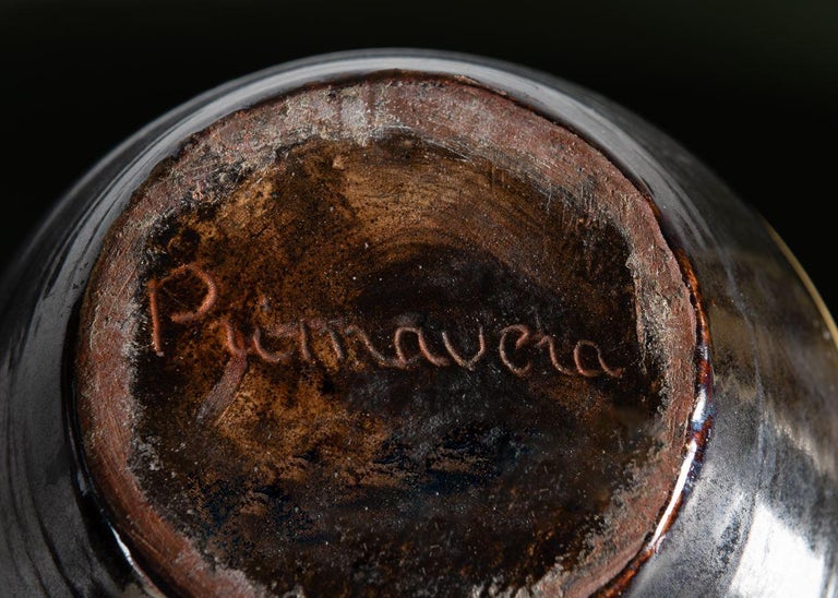 Primavera, Art Deco Glazed Ceramic Vase, France, circa 1930 For Sale at ...