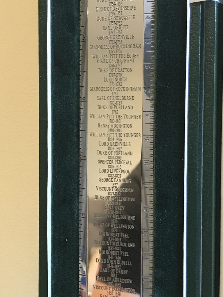 Prime Minister Britannia Pure Silver Ruler Richard Jarvis For Sale at ...