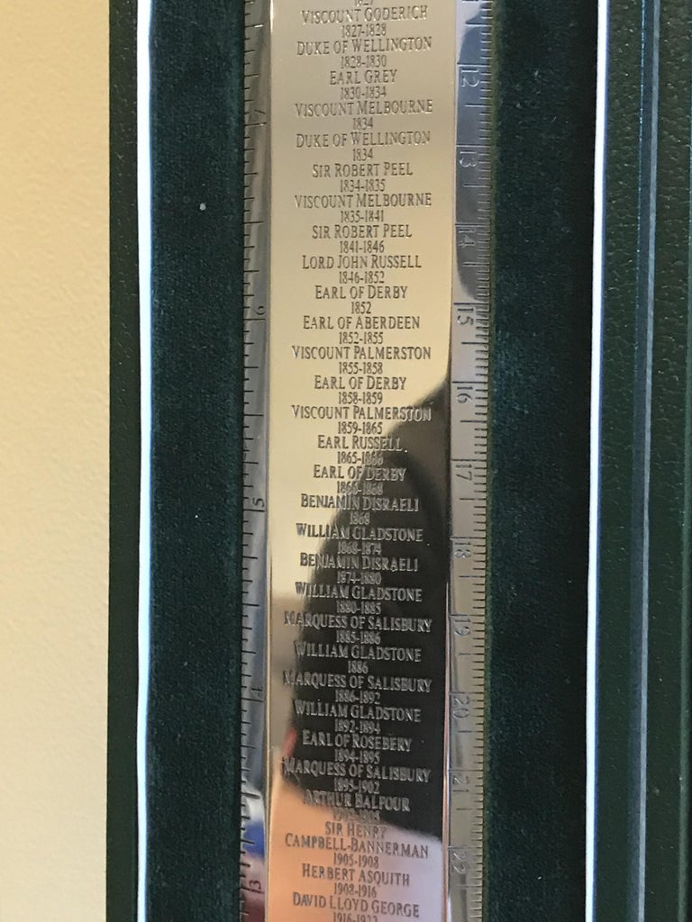 Prime Minister Britannia Pure Silver Ruler Richard Jarvis For Sale at ...