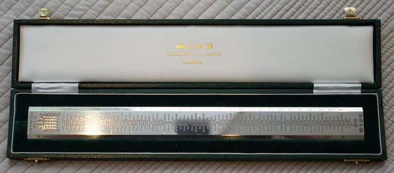 Prime Minister Britannia Pure Silver Ruler Richard Jarvis For Sale at ...
