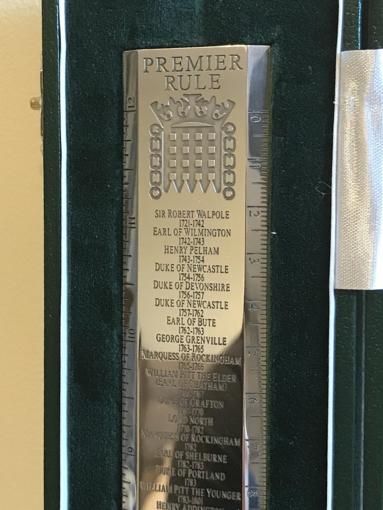 Prime Minister Britannia Pure Silver Ruler Richard Jarvis For Sale at ...