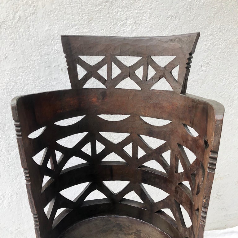 Primitive African Chair at 1stDibs