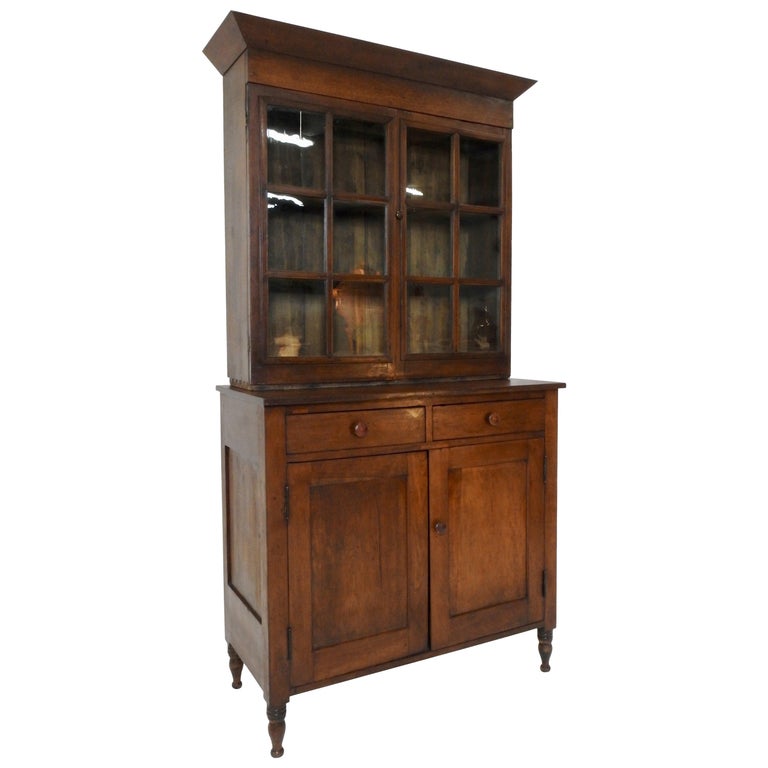 Primitive American Cherrywood Jackson Press For Sale at 1stDibs ...