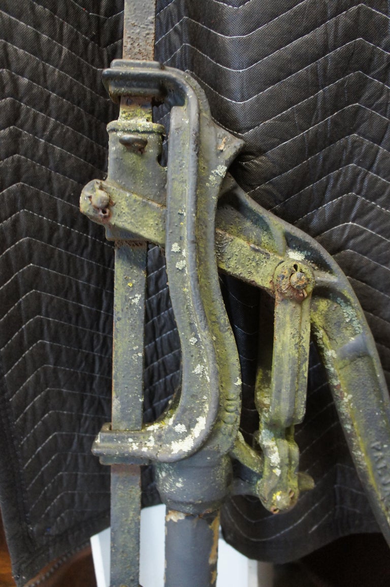 Primitive Anitque Cast Iron Hand Crank Farm Spigot Well Water Pump at ...