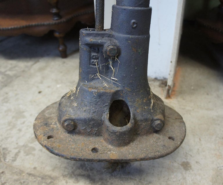 Primitive Anitque Cast Iron Hand Crank Farm Spigot Well Water Pump at ...