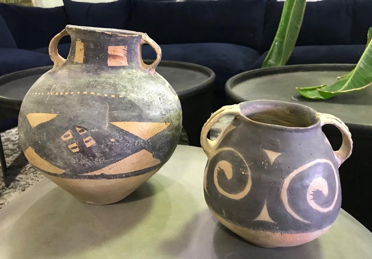 Primitive Archaic Handcrafted Large Ceramic Pottery Bowl Pot with ...