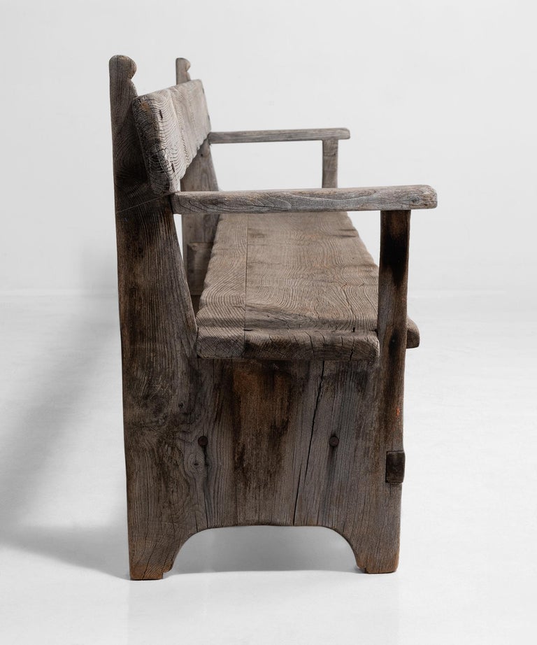 Primitive Bench at 1stDibs
