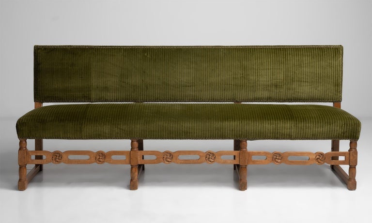 Billiard Hall Sofa, America, circa 1920 at 1stDibs