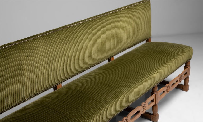 Billiard Hall Sofa, America, circa 1920 at 1stDibs