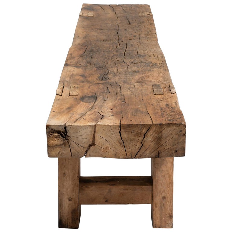 Primitive Carpenters Workbench at 1stDibs