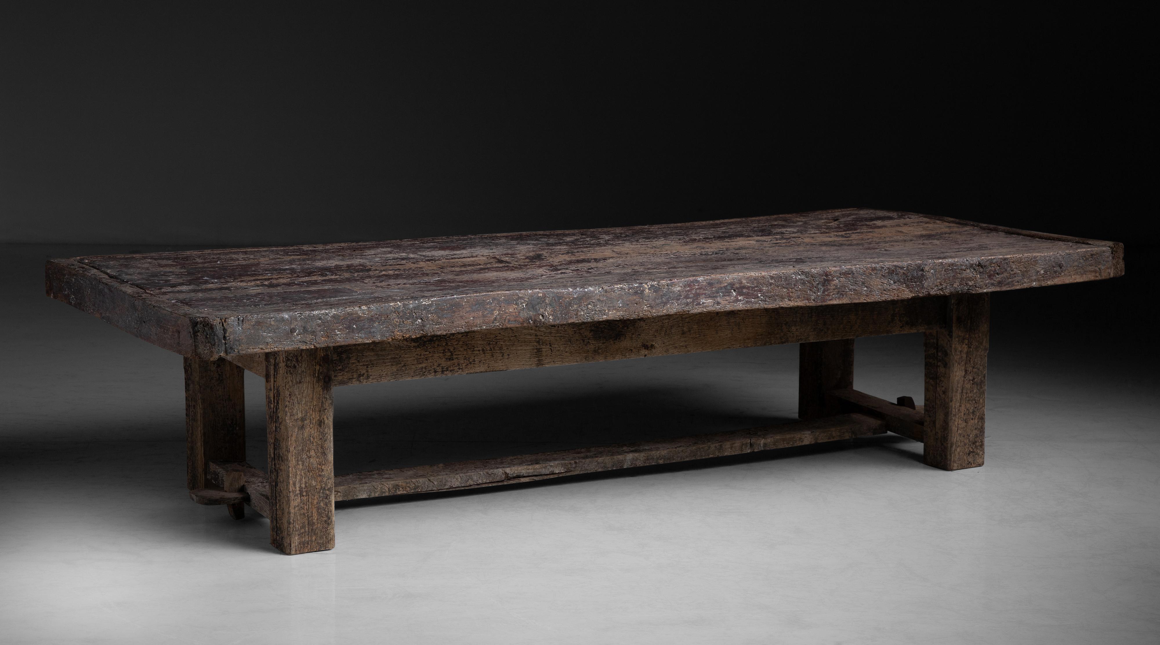 Primitive Coffee Table, France, circa 1900 at 1stDibs