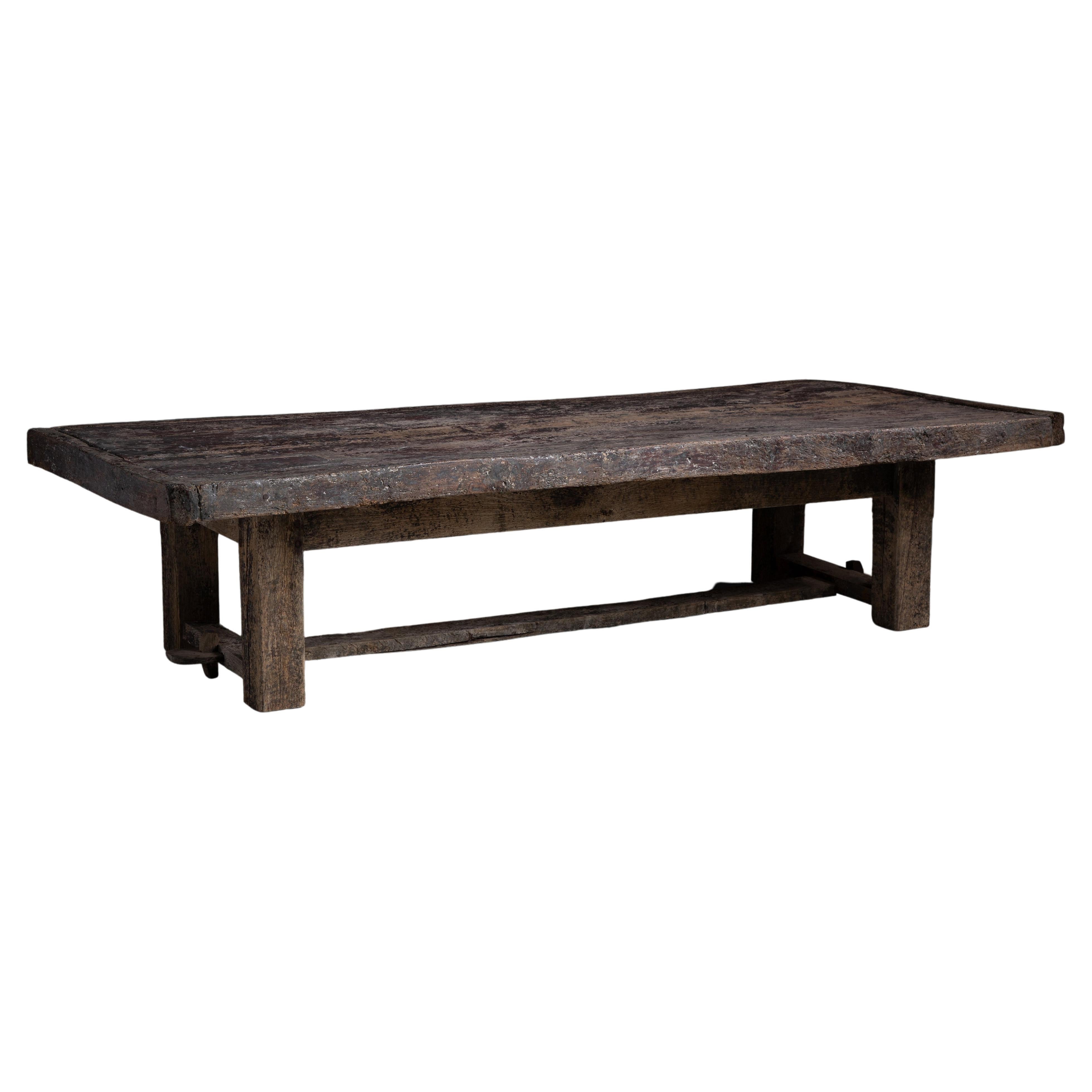 Massive Primitive Coffee Table, France, circa 1880 at 1stDibs