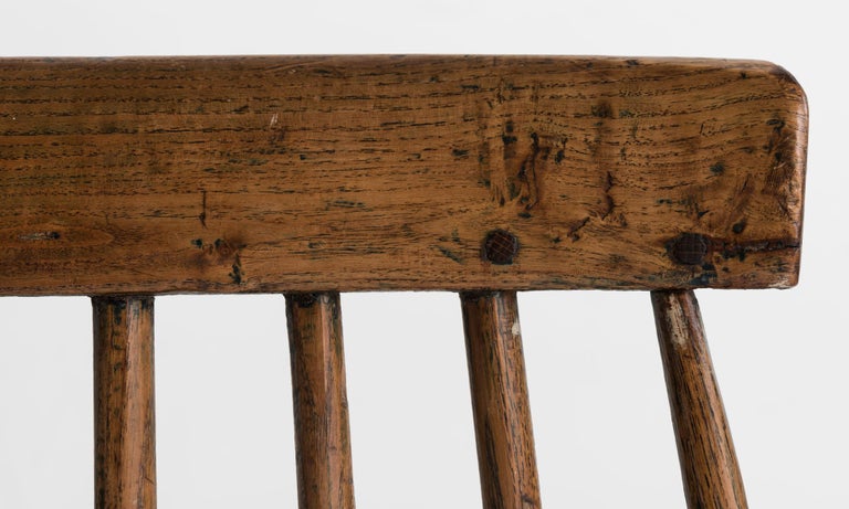 Primitive Comb Back Windsor Armchair, England, circa 1840 at 1stDibs