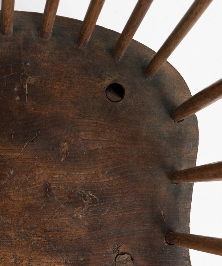 Primitive Comb Back Windsor Armchair, England, circa 1840 at 1stDibs