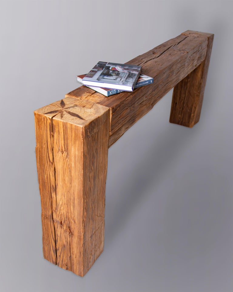 Primitive Console Table in the Wabi Sabi Aesthetic at 1stDibs