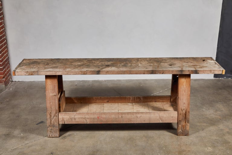 Primitive Console Work Table at 1stDibs