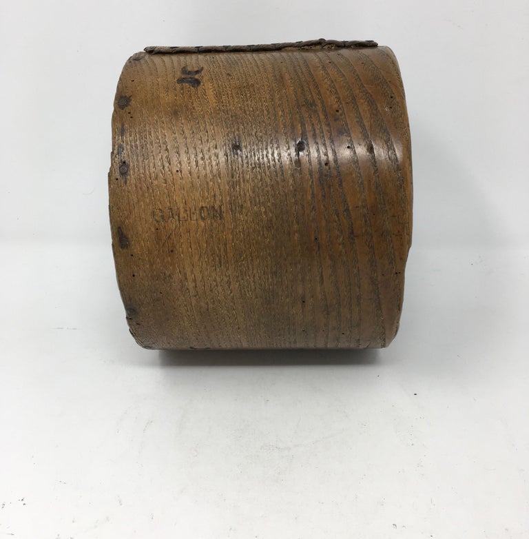 Primitive English Grain Measure at 1stDibs