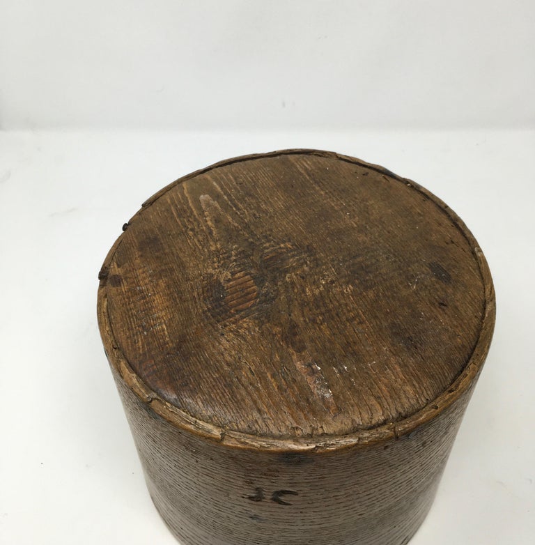 Primitive English Grain Measure at 1stDibs