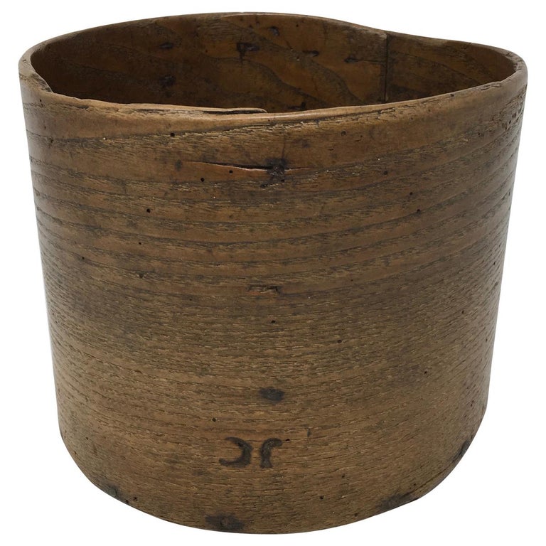 Primitive English Grain Measure at 1stDibs