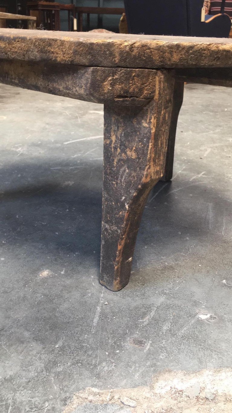Primitive European Farm Side Table at 1stDibs | farmside table