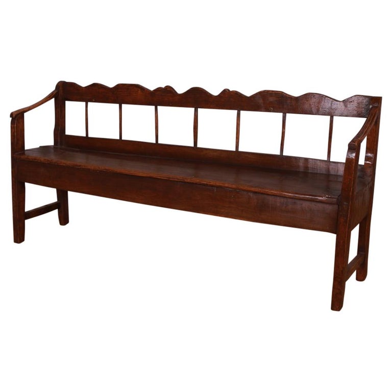 Rustic Farmhouse Settle at 1stDibs
