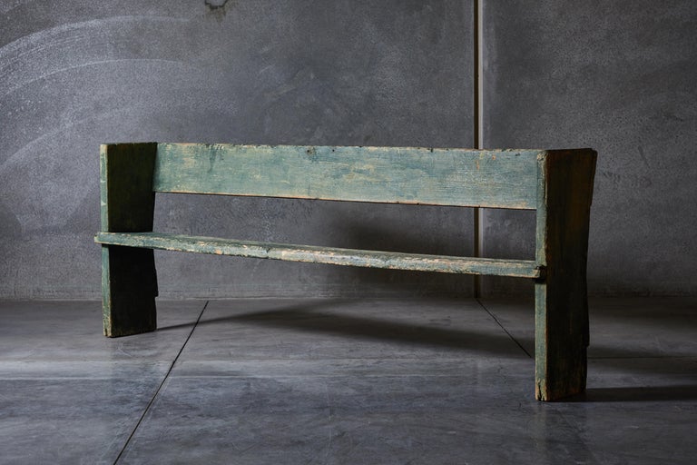 Primitive Freemason's Bench For Sale at 1stdibs