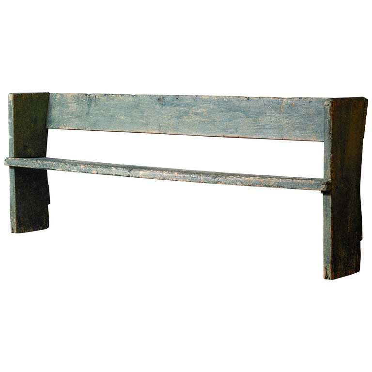 Primitive Freemason's Bench For Sale at 1stdibs