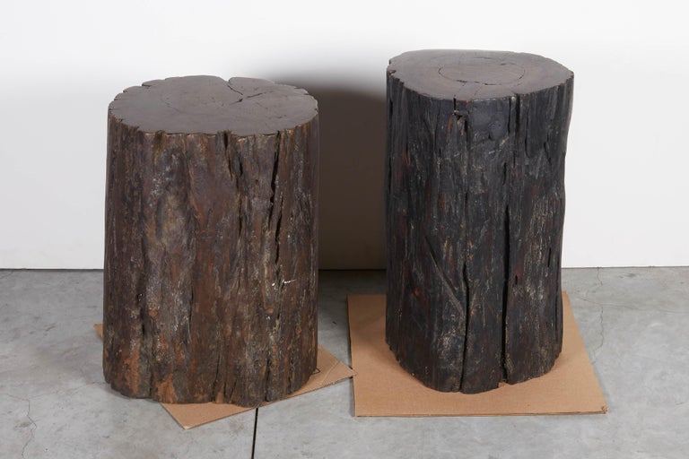 Primitive, Heavy Tree Stump Stools, Side Tables at 1stDibs | stump ...