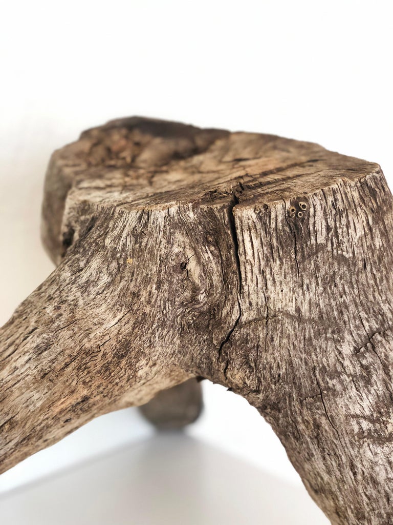 Primitive Mexican Oakwood Milking Stool from México For Sale at 1stDibs ...