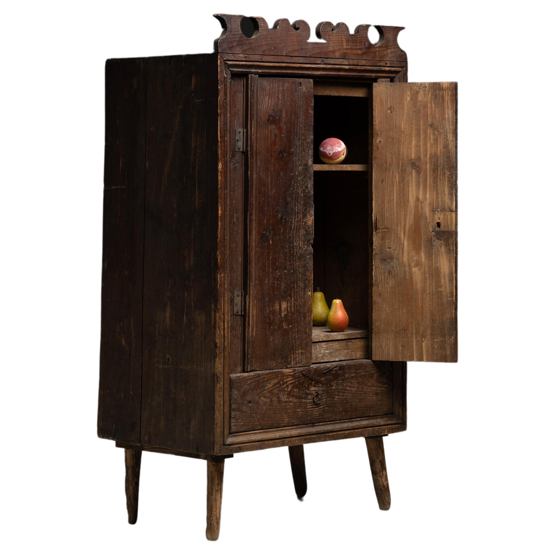 Primitive Mountain Cabinet, Europe, circa 1890 at 1stDibs