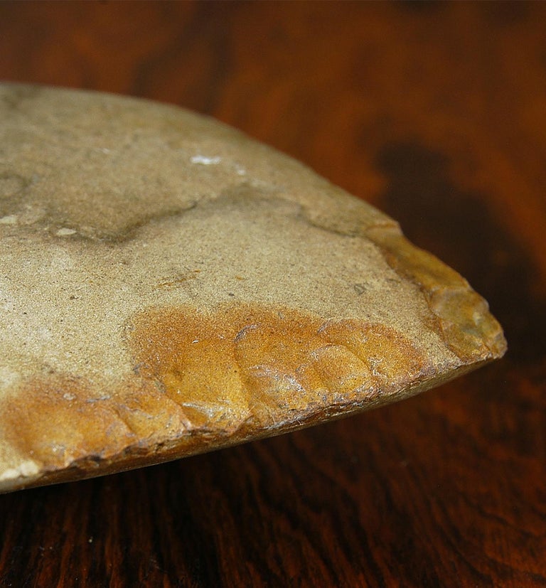 Primitive Neolithic Stone Age Nordic Viking Greenstone Polished Axe ...