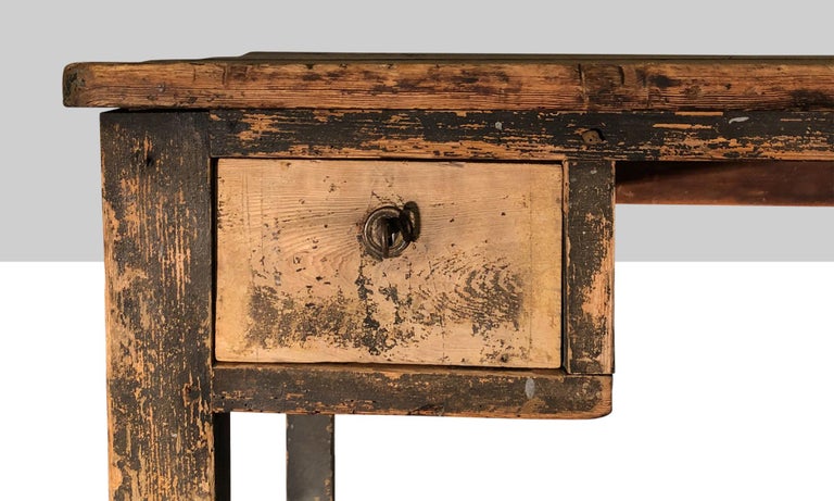 Primitive Painted Desk at 1stDibs