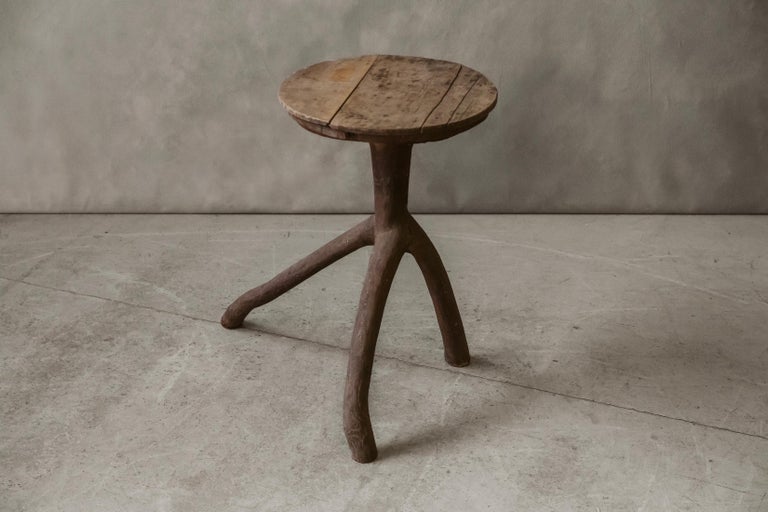 Primitive Pine Side Table From Sweden, Circa 1900 For Sale at 1stDibs