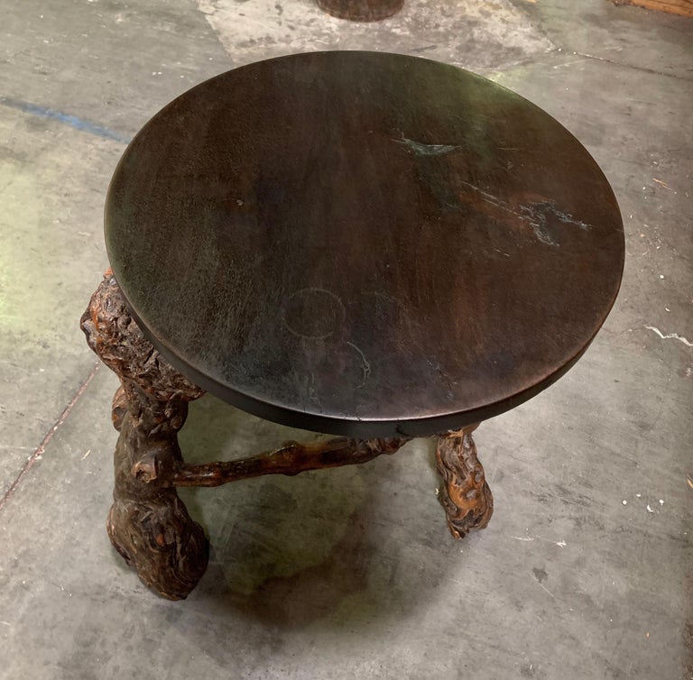 Primitive Root Side Table at 1stDibs | primitive root table, root wood ...