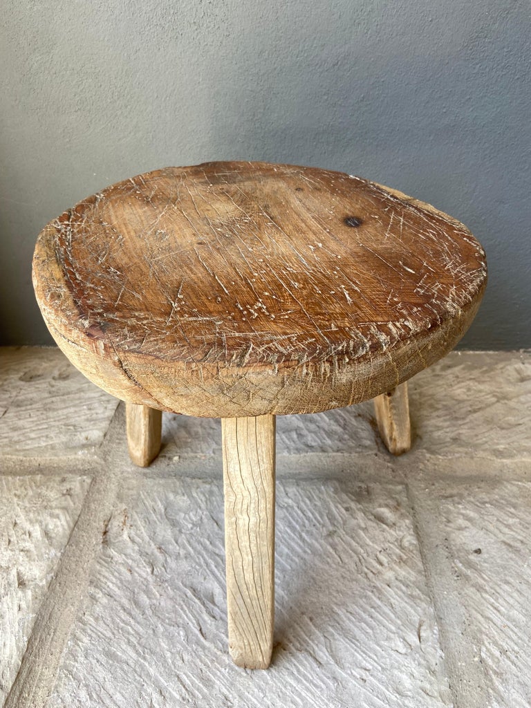 Primitive Round Table from Yucatan, circa 1970s For Sale at 1stDibs