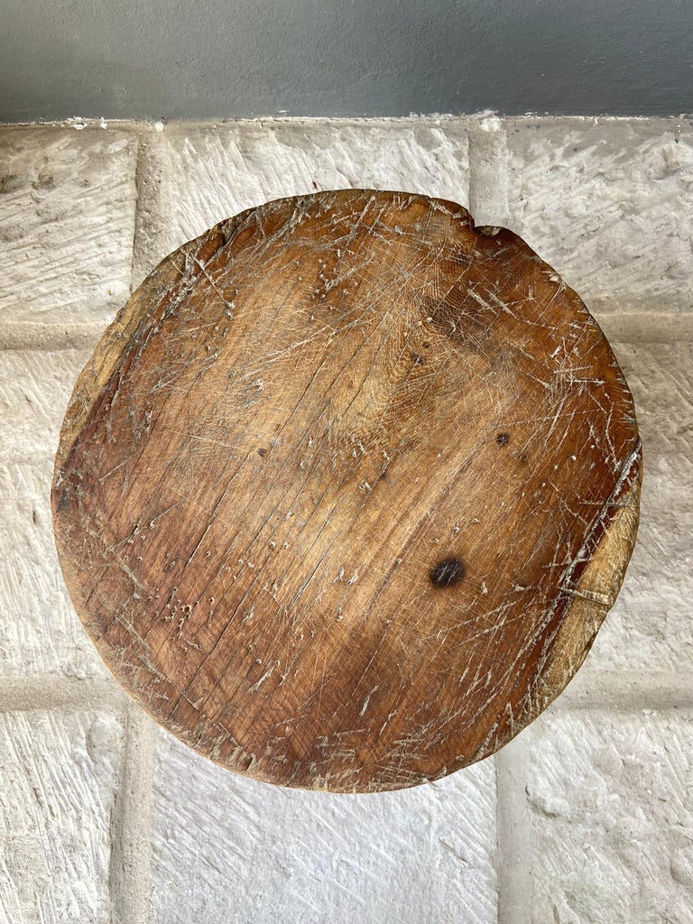 Primitive Round Table from Yucatan, circa 1970s For Sale at 1stDibs