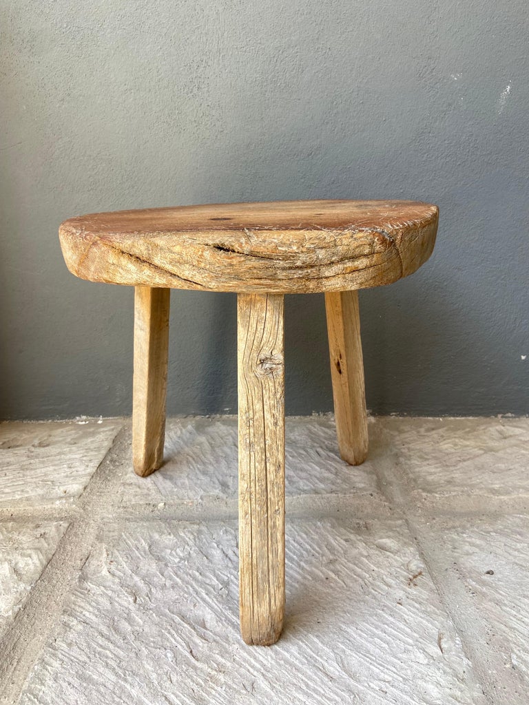 Primitive Round Table from Yucatan, circa 1970s For Sale at 1stDibs