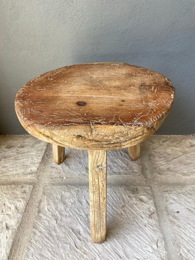 Primitive Round Table from Yucatan, circa 1970s For Sale at 1stDibs