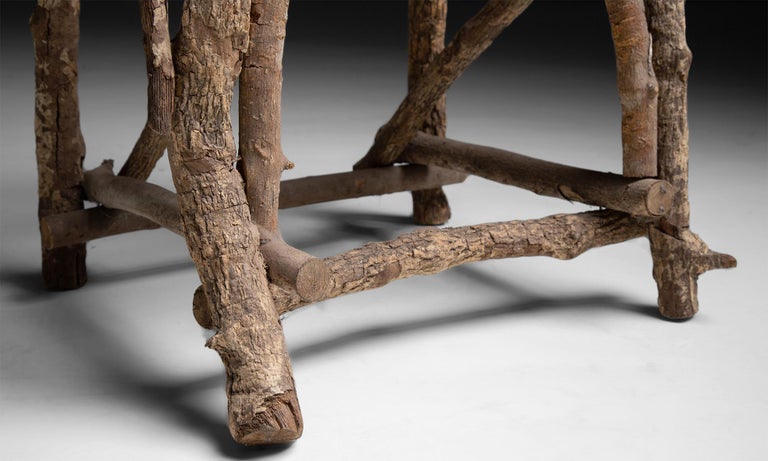Primitive Tree Branch Chair, France, circa 1970 For Sale at 1stDibs