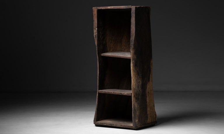 Primitive Tree Trunk Shelf, France, circa 1930 For Sale at 1stDibs