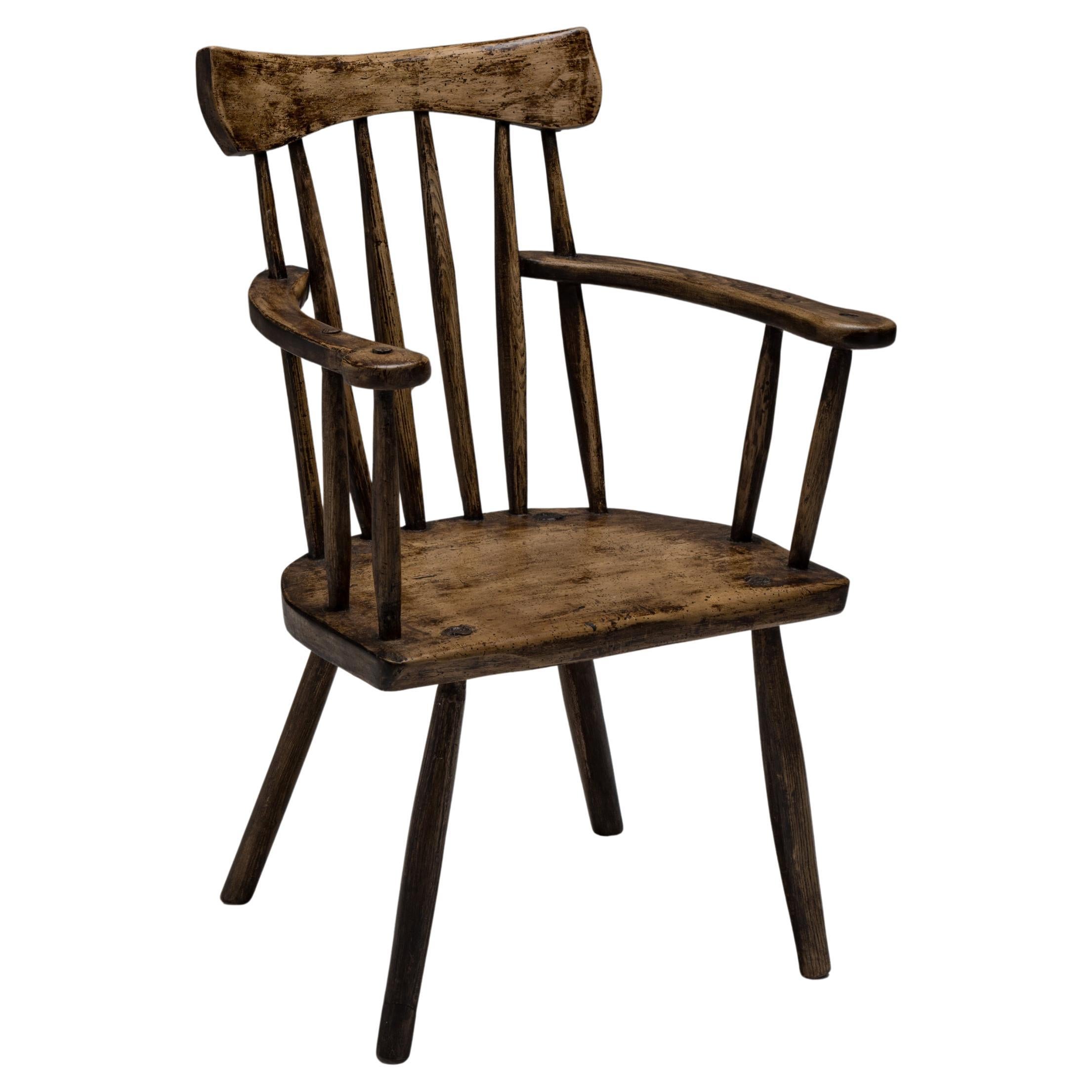 George Walton Ash and Rush-Seat Abingwood Elbow Chair, circa 1897 at ...