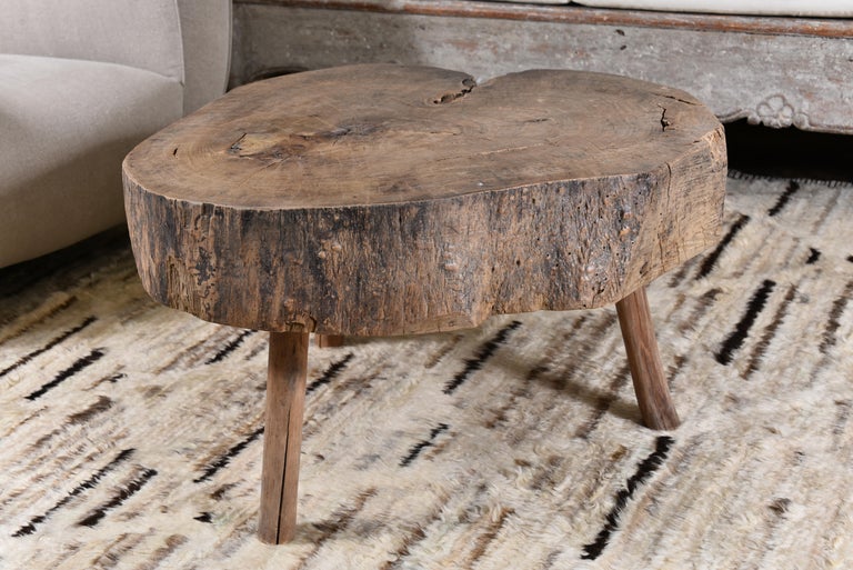 Primitive Wood Table For Sale at 1stDibs