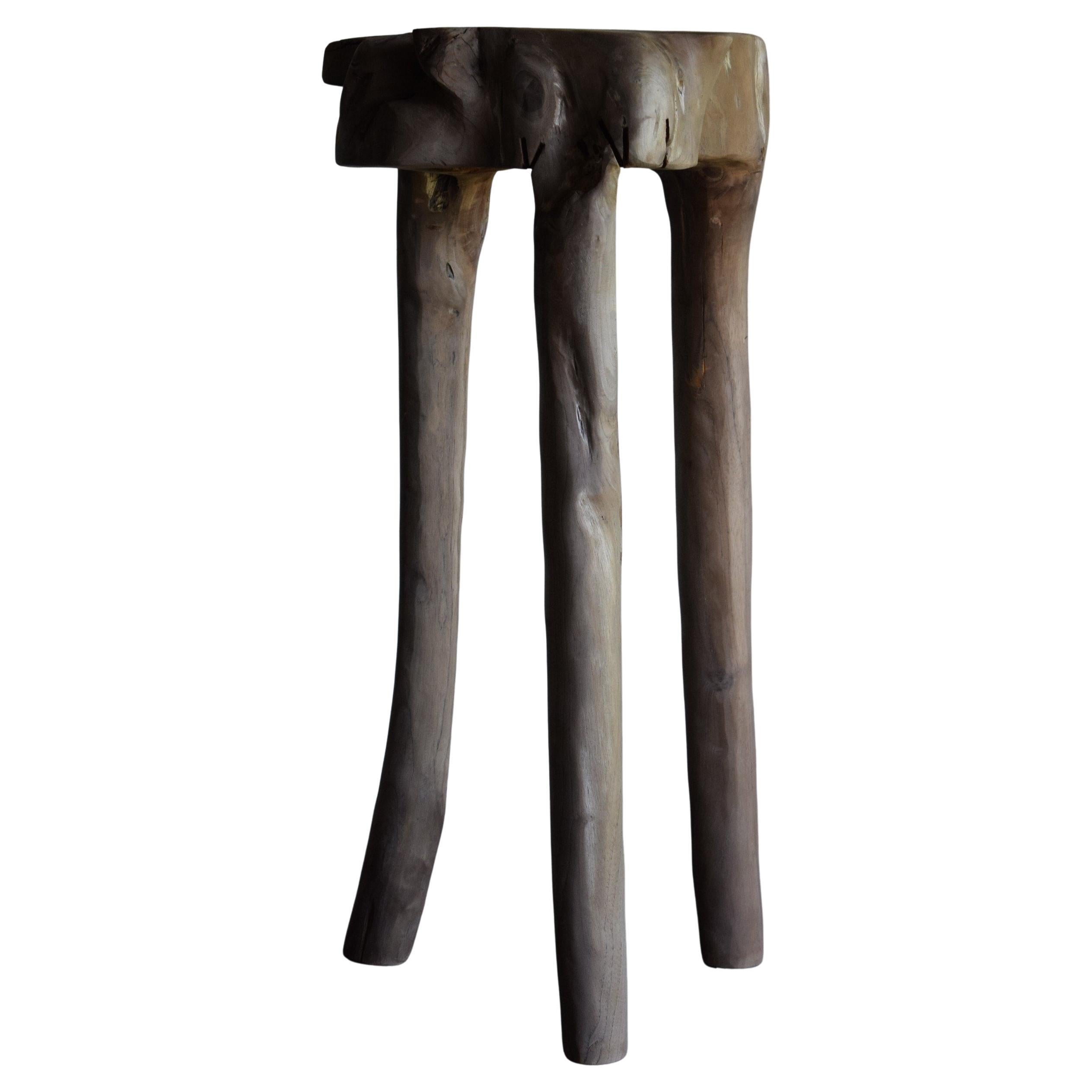 Primitive wood table /wabi-sabi table / primitive flower table For Sale ...