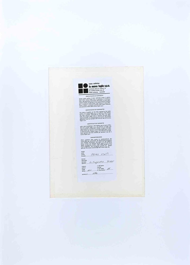 Primo Conti - Abstract Composition - Original Lithograph by Primo Conti ...